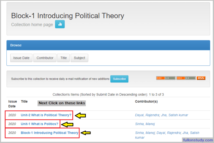 BA Political Science Books 2026: 1st, 2nd & 3rd Year (Free PDF)