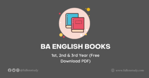 BA English Books 2026: 1st, 2nd & 3rd Year (Free PDF)